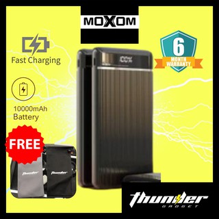 MOXOM MX-PB28 10000mah PD QC 18W 3 input 3 output Power Bank – Thunder ...